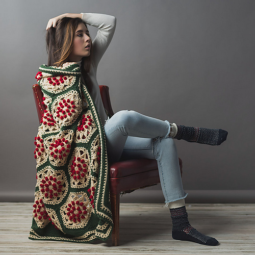 Ravelry: Berry and Pine Afghan pattern by Melinda Miller