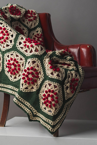 Ravelry: Berry and Pine Afghan pattern by Melinda Miller