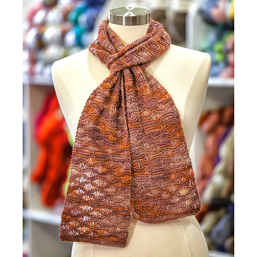 Ravelry: Wave on Wave Drop-Stitch Scarf pattern by Jenny Fish