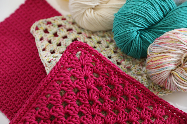 Ravelry: One Big Happy Granny Square Potholder pattern by Sara Delaney