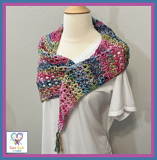 Ravelry: Colorful Summer Wrap Shawl pattern by Sara Sach