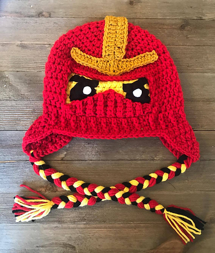 Ravelry: Ninja Hat pattern by Knitty Momma