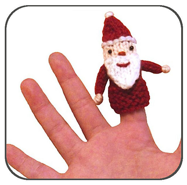 Ravelry: Santa Claus Finger Puppet pattern by Sarah Kim