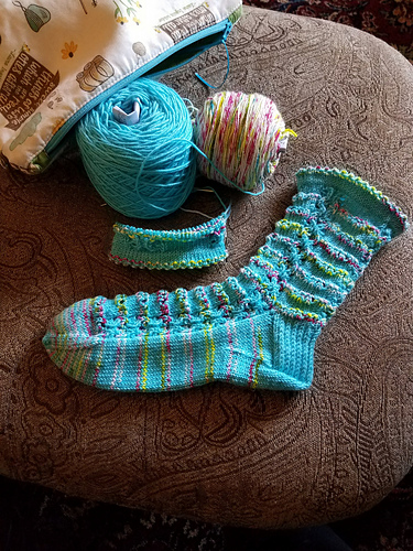 Ravelry: Tiara Tuesday Socks pattern by Laura Fahlin