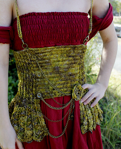 Ravelry: Hardware Heaven - Steampunk Corset pattern by Sarah jane Jackson