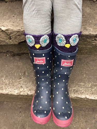 Ravelry: Hoot Boot Toppers pattern by Sarah M. Goodwin