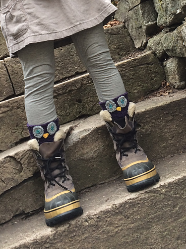 Ravelry: Hoot Boot Toppers pattern by Sarah M. Goodwin
