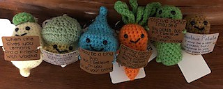 Ravelry: positive potato and pals pattern by Sarah Patrick