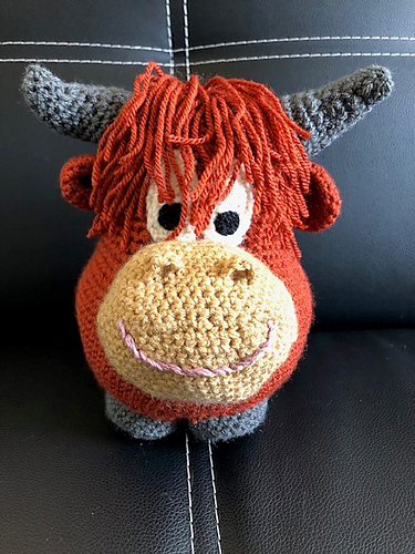 Ravelry: highland cow pattern by Sarah Patrick