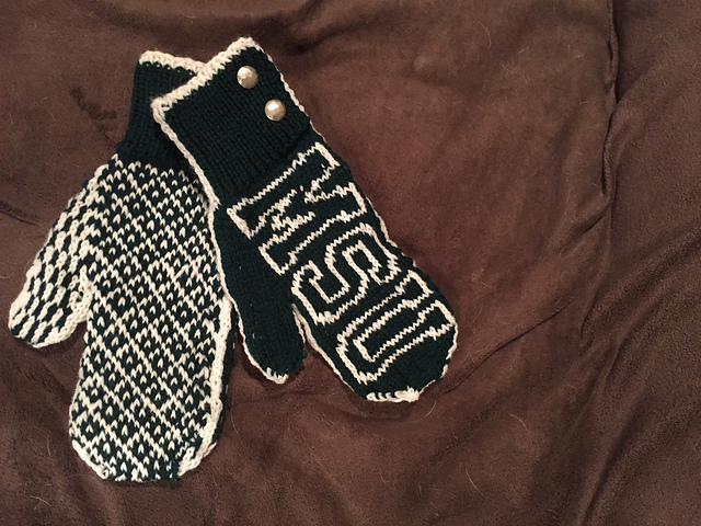 Ravelry: Michigan State Mitten Kit pattern by Melanie Cross
