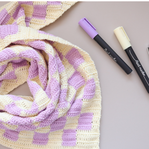 Ravelry: Checkerboard shawl pattern by A la Sascha