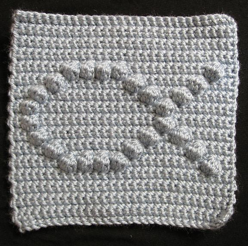 Ravelry: Fish Bobble Chart pattern by Kari Philpott