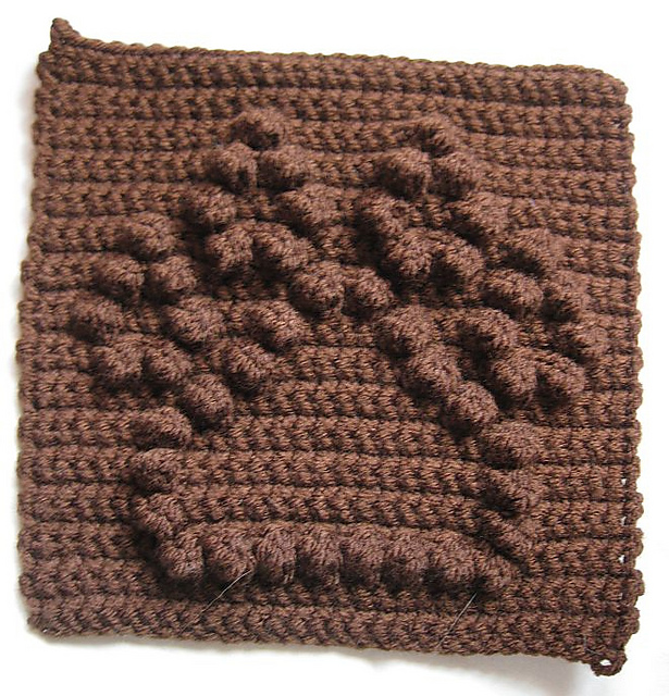 Ravelry: Paw Print Bobble Chart pattern by Kari Philpott