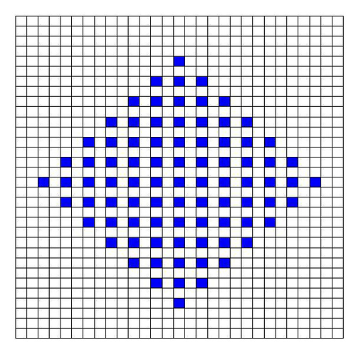 Ravelry: Diamond Bobble Chart pattern by Kari Philpott