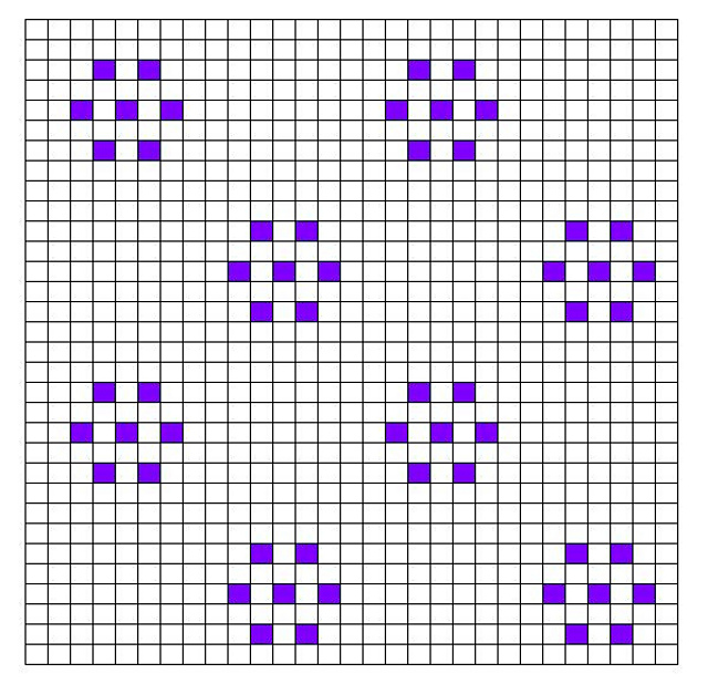 Ravelry: Polka Dot Bobble Chart pattern by Kari Philpott