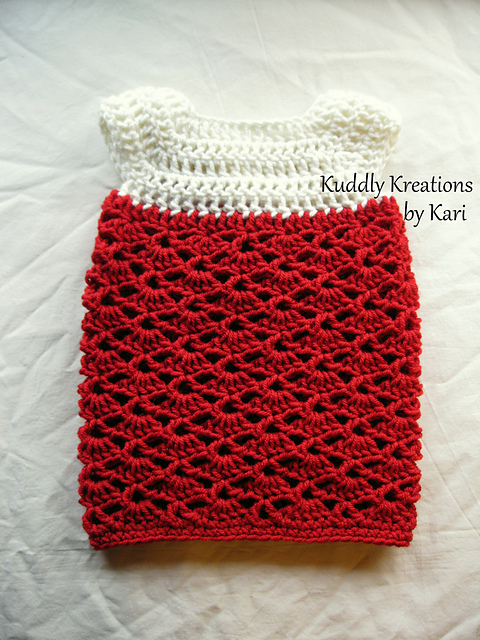 Ravelry: Lacy Shell Dress pattern by Kari Philpott
