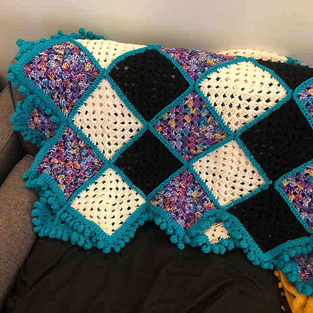 Ravelry: Granny Square Throw pattern by Peanut Davis