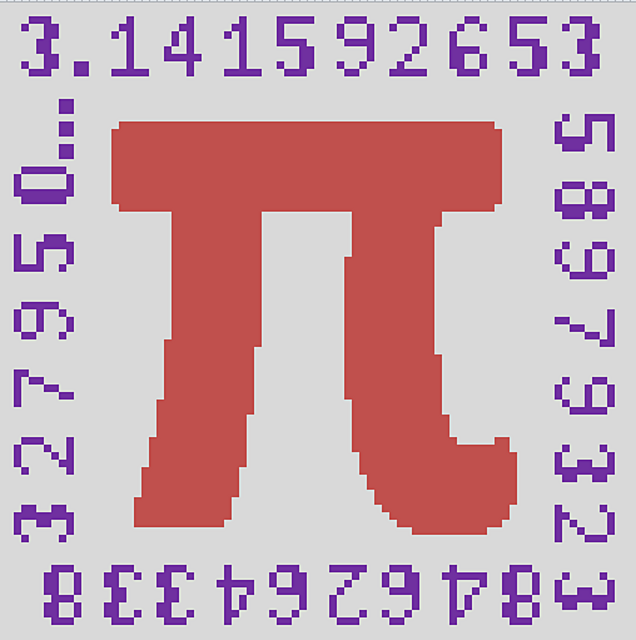 Ravelry: C2C Pi Blanket with Numbers pattern by Savanna Ashmore