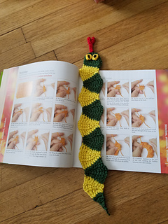 Ravelry: Snake Bookmark pattern by Saviko Crafts