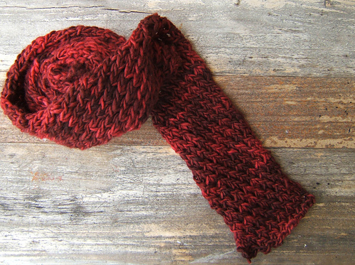 Ravelry: Diagonal Knot Stitch Scarf pattern by Nichole Downing