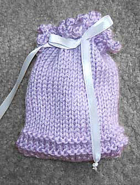 Ravelry: Frilly Girly Dice Bag pattern by Nichole Downing