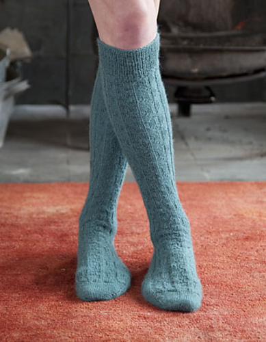 Ravelry: Alpaca Sox Long Socks pattern by Catherine Shumadine