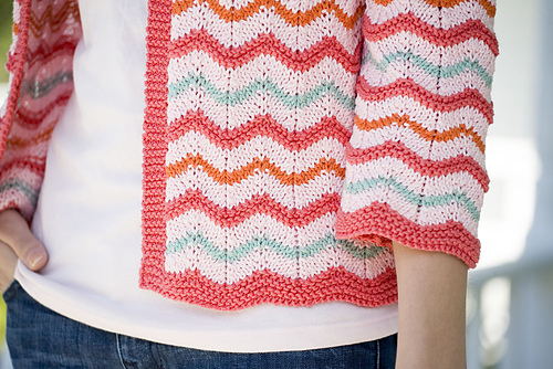 Ravelry: Provence Chevron Jacket pattern by Carrie Bostick Hoge