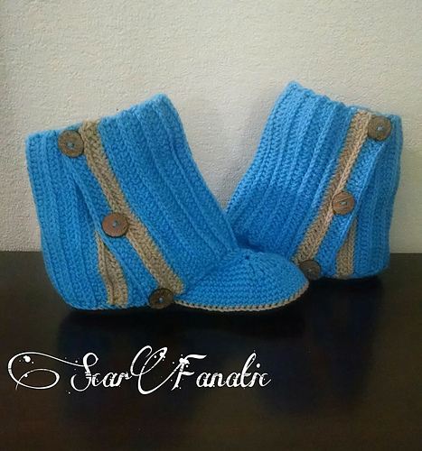 Ravelry: Adult Wrap Boots pattern by ScarFanatic1