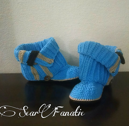 Ravelry: Adult Wrap Boots pattern by ScarFanatic1