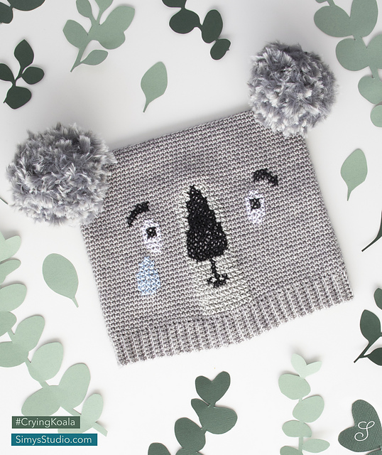 Ravelry: Crying Koala Hat pattern by Simy's Studio