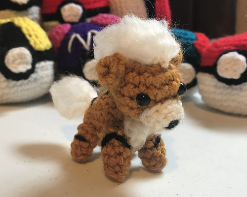 Ravelry: Mini Growlithe pattern by Amanda Stokes