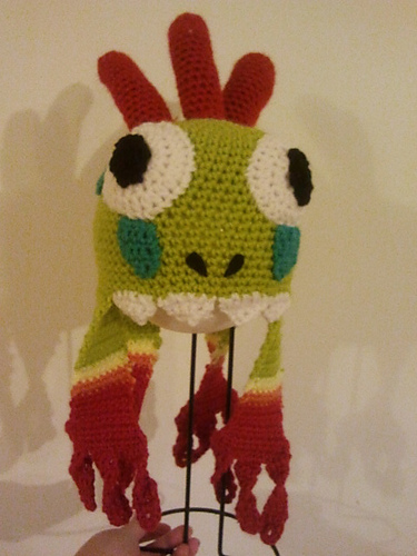 Ravelry: Murloc crochet hat for adult pattern by Guylaine Hebert
