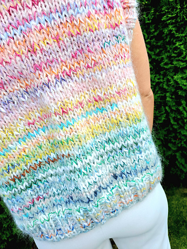 Ravelry: ZERO WASTE vest pattern by Maria Loefstedt