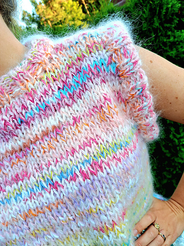 Ravelry: ZERO WASTE vest pattern by Maria Loefstedt
