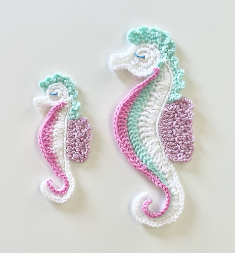Ravelry: Seahorse Fantasy Appliques pattern by Linda Maria