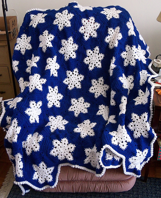 Ravelry: CilleHeckenbach's Snowflake Afghan