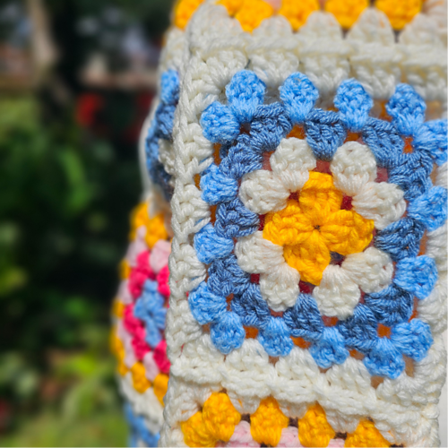 Ravelry: Elsbeth Inspired Granny Square Scarf pattern by Christa Lynn