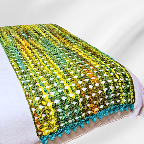 Ravelry: Diamond Acorn Bed Runner pattern by Christa Lynn