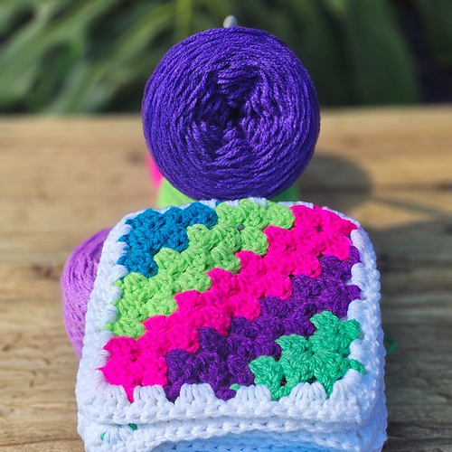 Ravelry: Diagonal Granny Square pattern by Christa Lynn