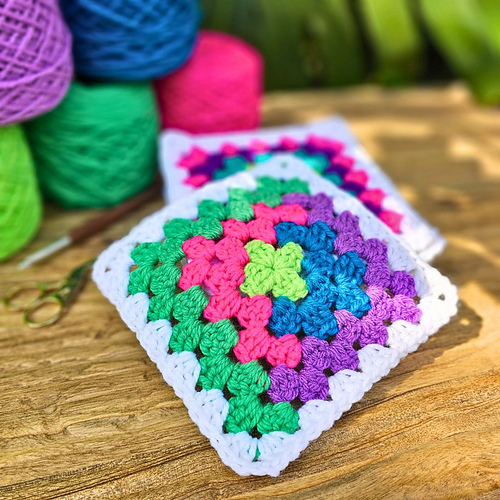 Ravelry: Stacking A-Frame Granny Square pattern by Christa Lynn