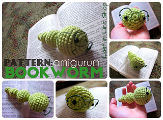 Ravelry: Bookworm Amigurumi pattern by CouleeCraft