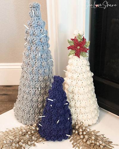 Ravelry: Standing Christmas Trees pattern by See Love Share