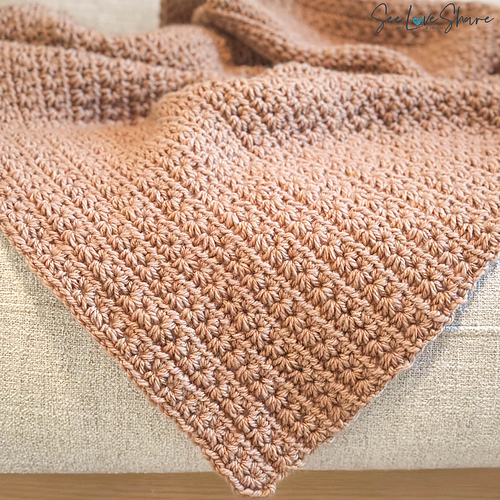 Ravelry: Star Stitch Cozy Throw pattern by See Love Share