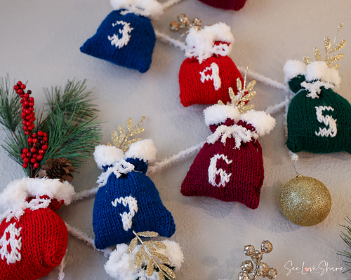 Ravelry: Advent Calendar Gift Pockets pattern by See Love Share