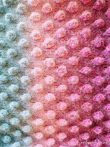 Ravelry: Cozy Bobble Stitch Throw pattern by See Love Share
