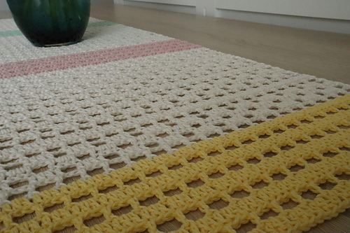Ravelry: Fleur Filet Crochet Table Runner pattern by Miroslava Mihalkova