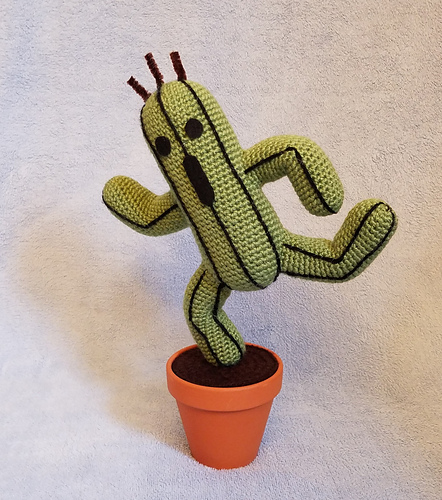 Ravelry: Cactuar in a Pot! pattern by Selse613