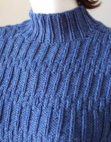 Ravelry: Sleeveless Shell in Broken Rib pattern by Crystal Palace Yarns
