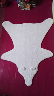 Ravelry: SerendipityBlue's Polar bear rug