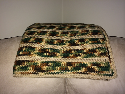 Ravelry: Textured Stripes Throw pattern by Loops & Threads™ Design Team